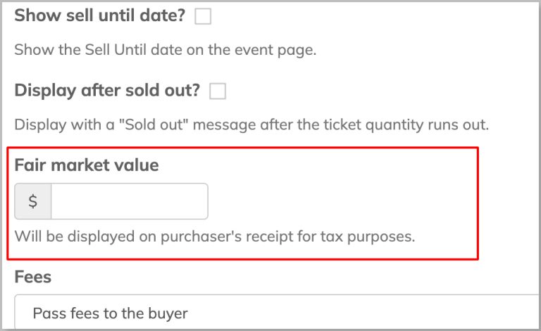 How to add Fair Market Value to your Donations