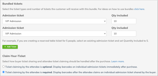 How to use Ticket Bundles
