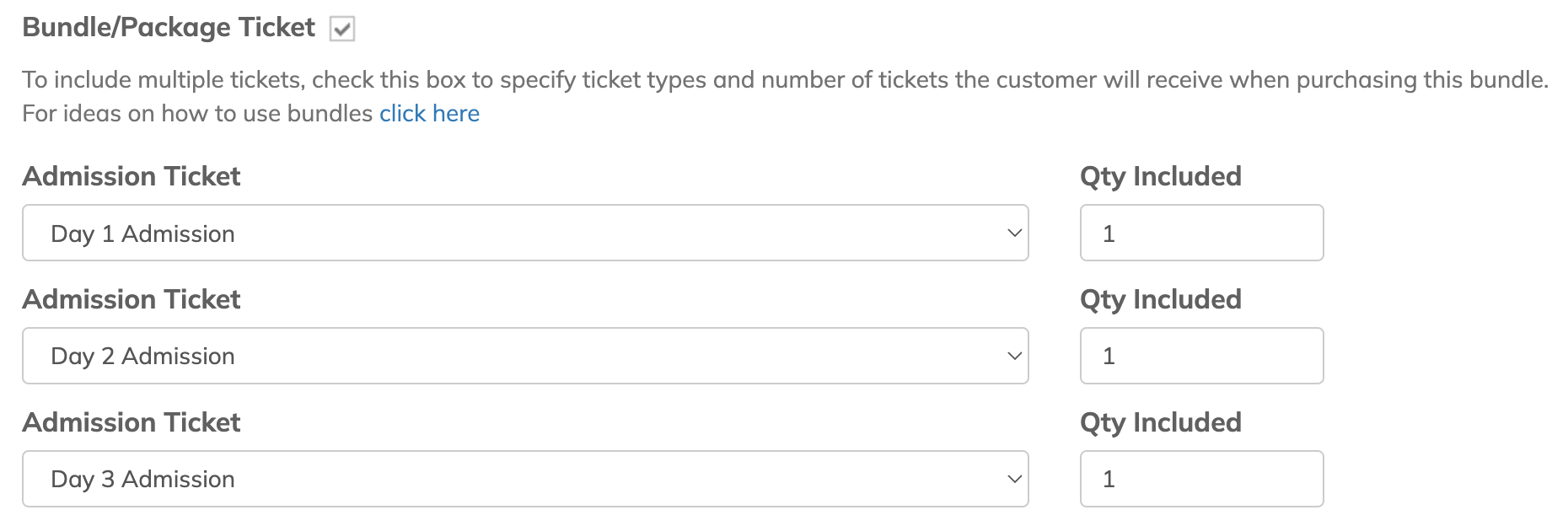 How to use Ticket Bundles