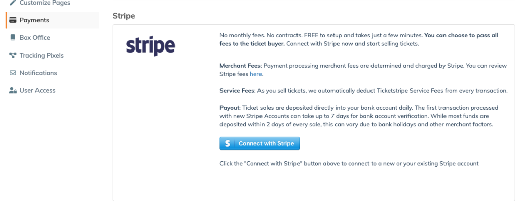 How to sell tickets and accept donations with Stripe